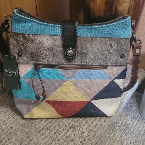 Myra Bag | Bags | Nwt Myra Leathercotton Shoulder Bag | Poshmark